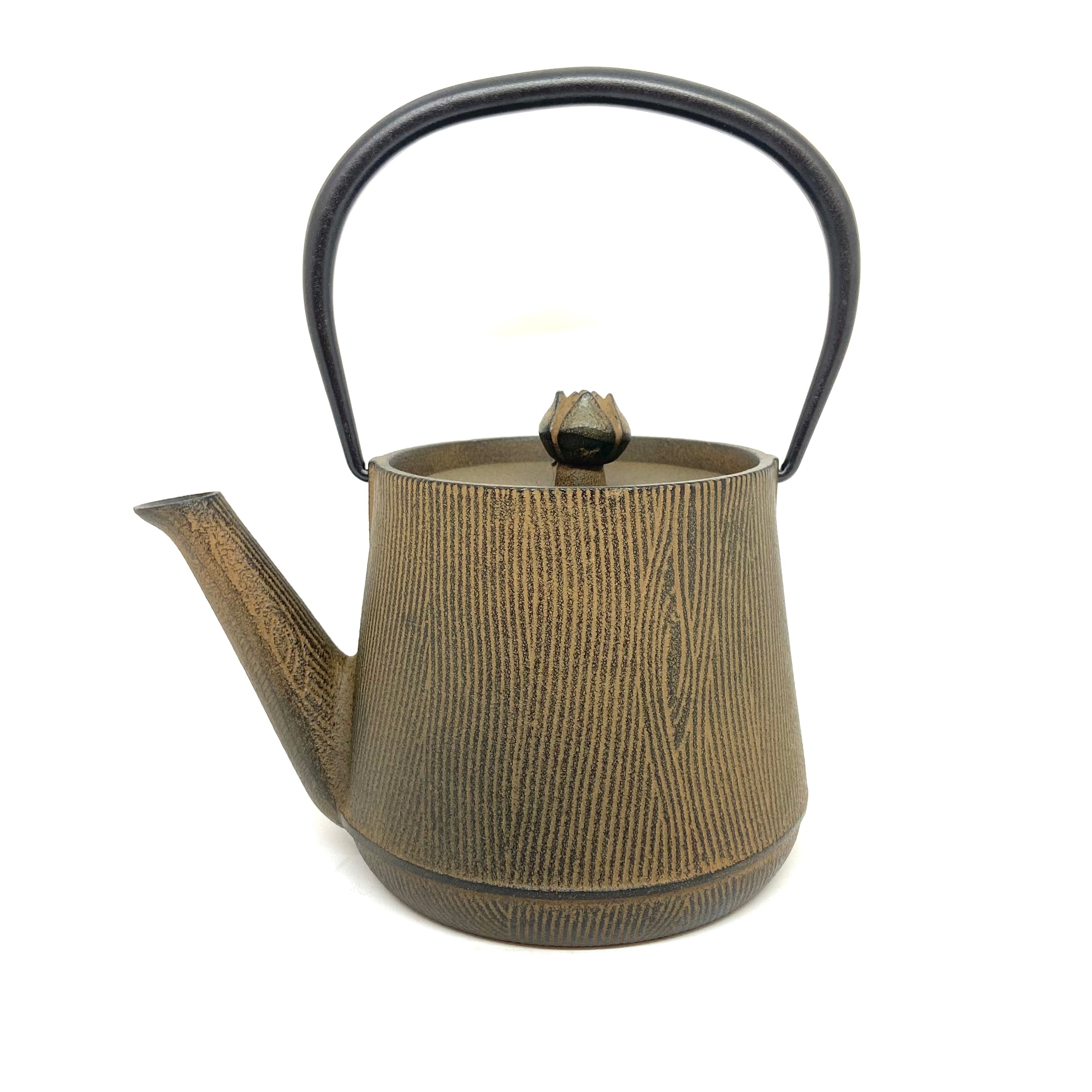 Cast Iron Teapot - 777 Mokume - Brown - 600ml – The Naked Leaf Calgary